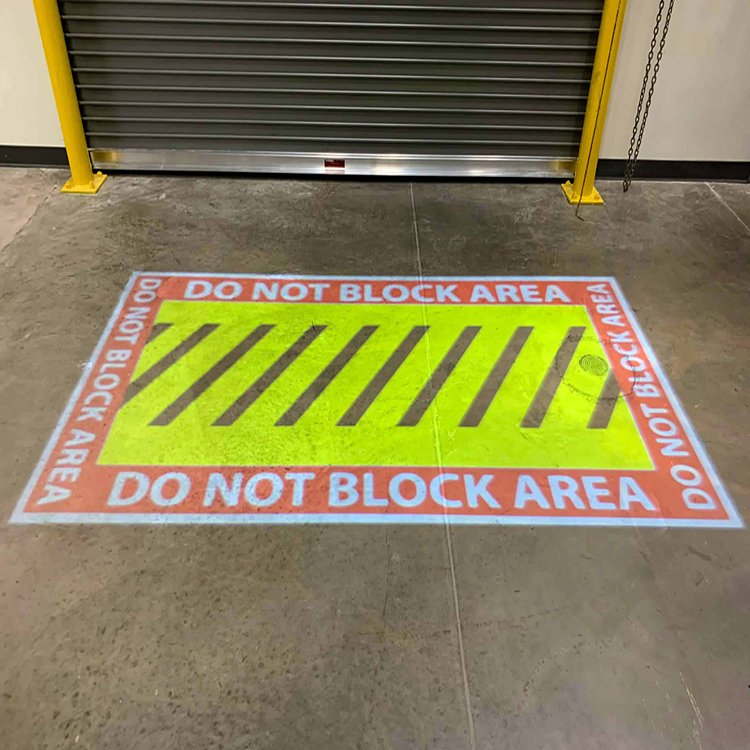 Virtual Sign Projectors | Camera Intelligent Control Forklift Safety ...